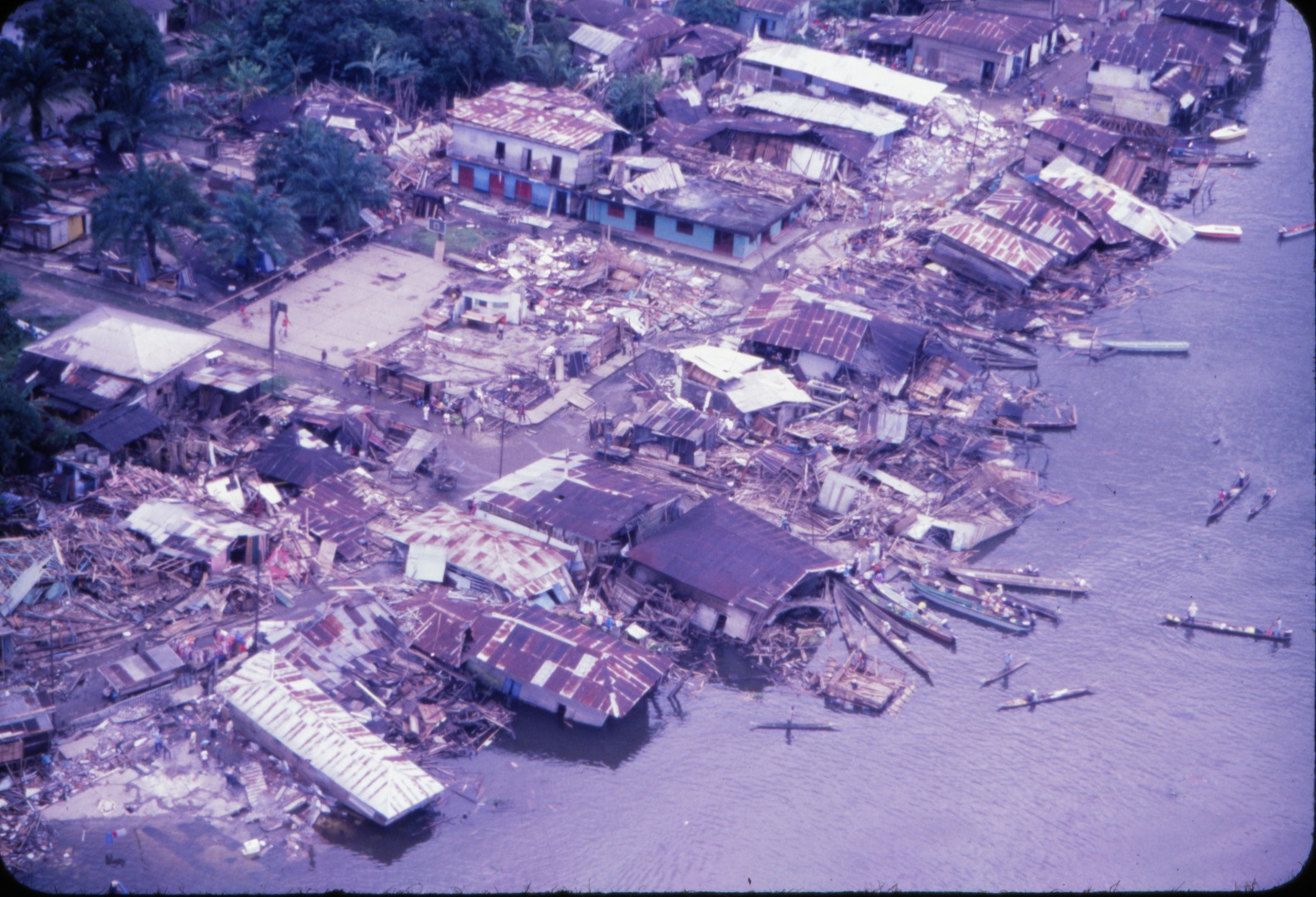 Efectos del tsunami en la Costa Pacífica en 1979